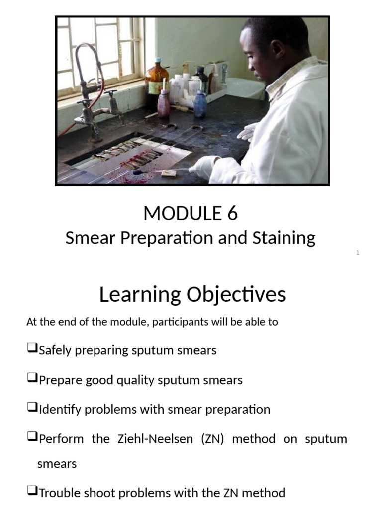Module 6 Smear Prepration and Staining | PDF