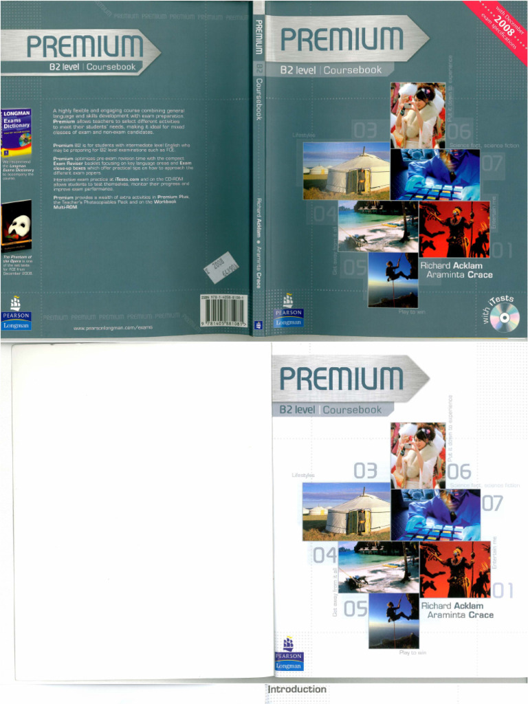 Premium B2 Level Coursebook Exam Reviser Test CD-ROM Pack by Richard ...