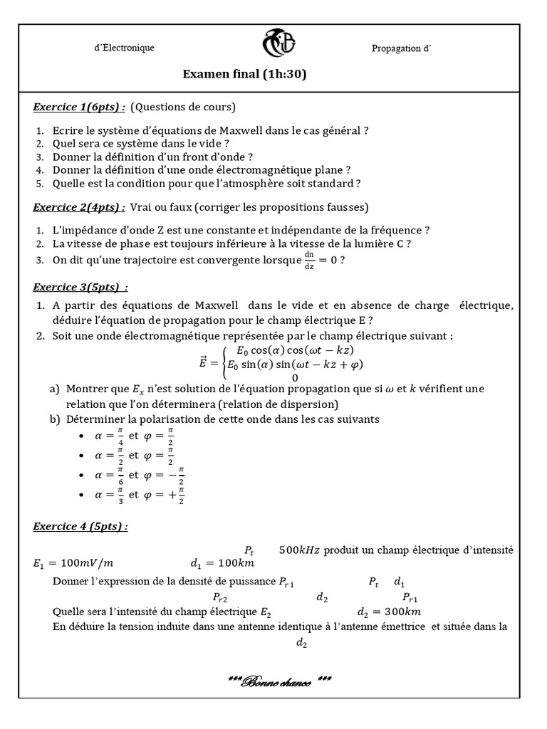 2019 Sujet | PDF