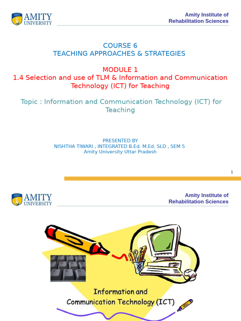Paper 6 1.4 Use of ICT, Nishtha Tiwari | PDF