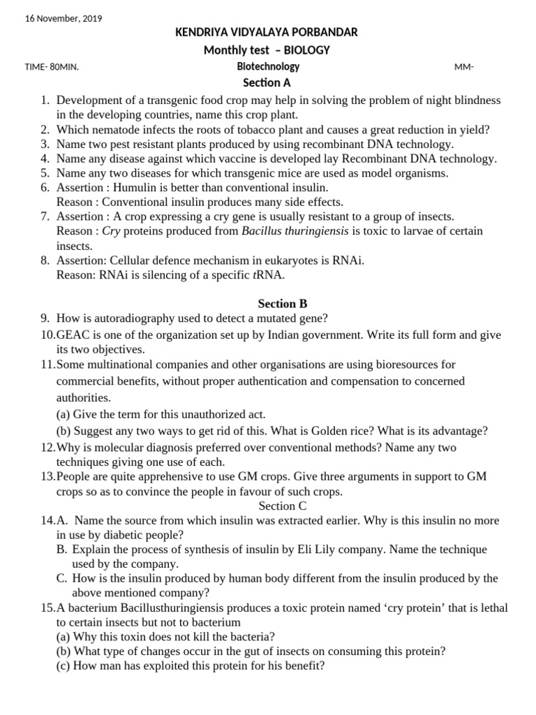 test practice paper | PDF