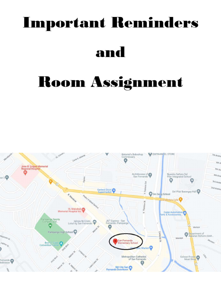 Room Assignment - Civil Engineer-112022-Pampanga | PDF