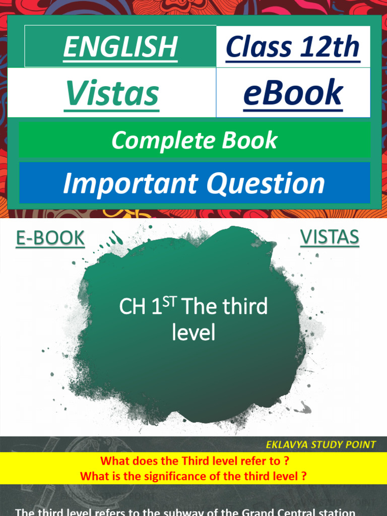 English Vistas PDF | PDF