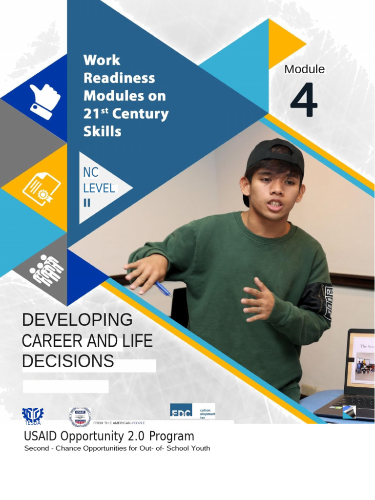 Module 4 - NC II - Developing Career and Life Decisions FINAL | PDF