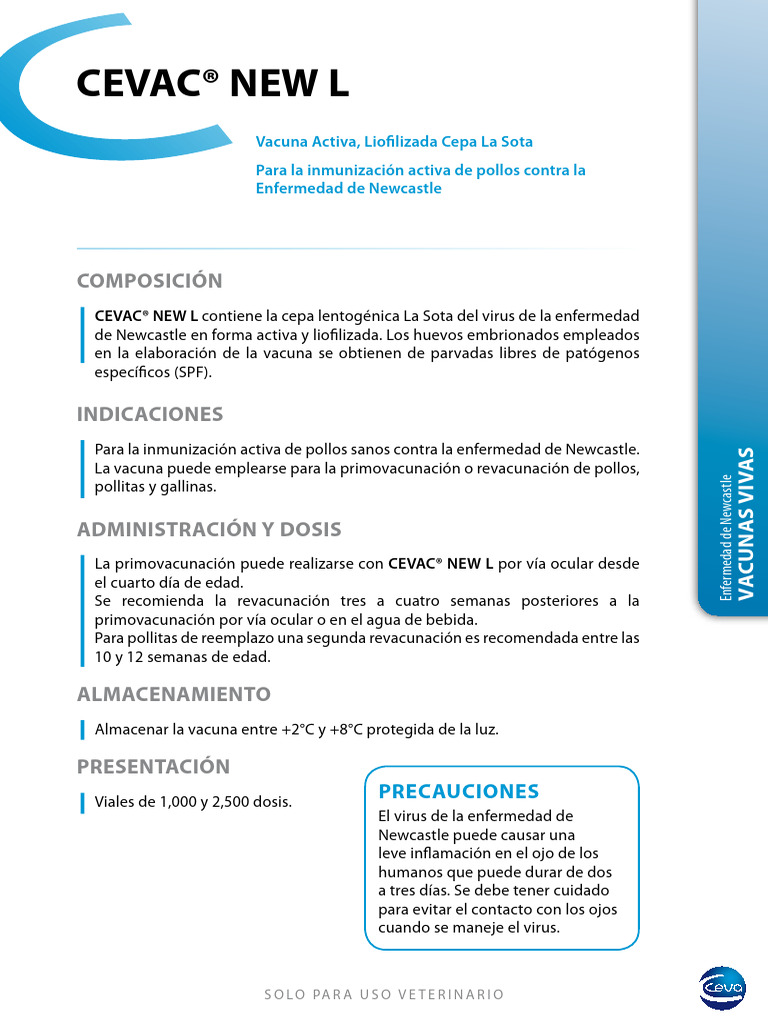 Cevac New L | PDF