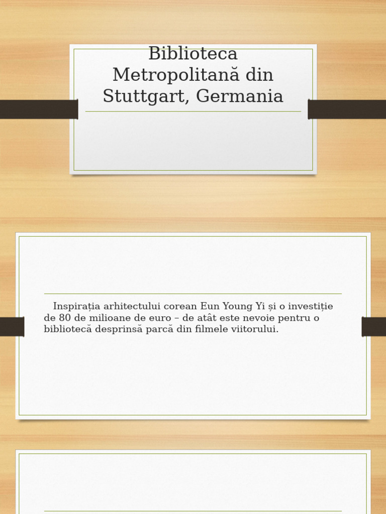 Biblioteca Metropolitana Stuttgard Germania | PDF