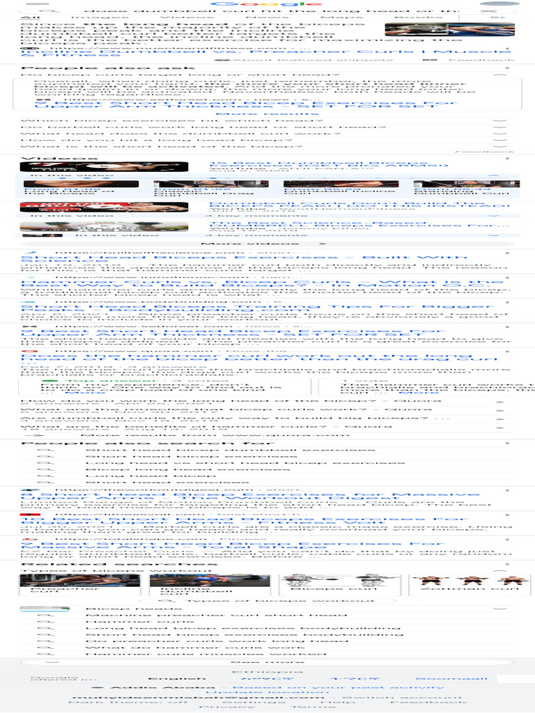 Does Dumbbell Curl Hit The Long Head or The Short Head - Google Search ...