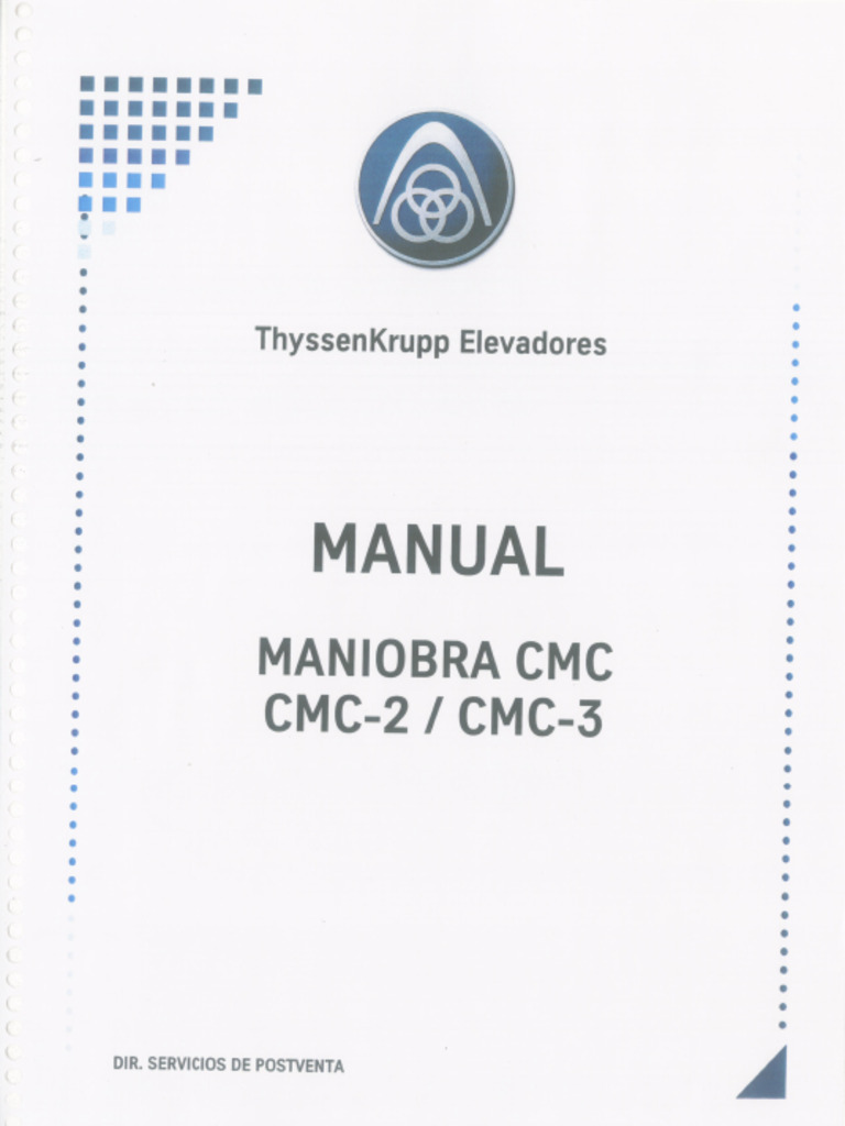 Manual Tecnico Maniobra CMC-CMC2-CMC3 | PDF