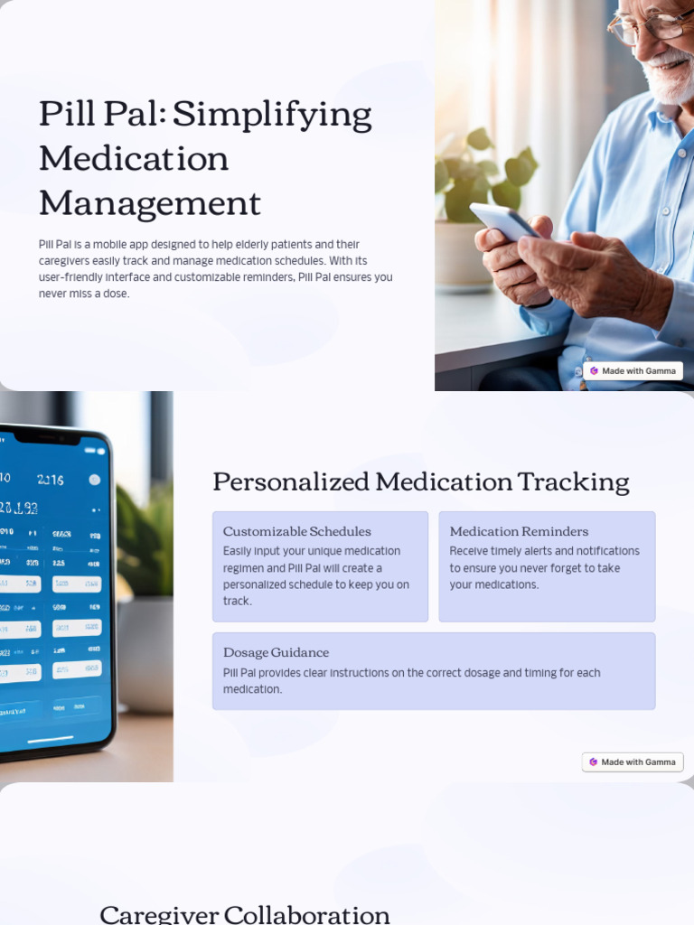 Pill Pal Simplifying Medication Management | PDF | Caregiver | Social Programs