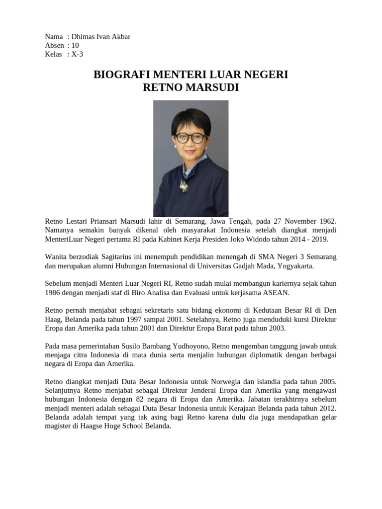 Retno Marsudi | PDF