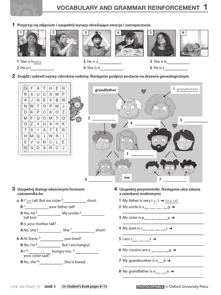 Link L4 U1 Reinforcement Ws | PDF | Language Arts & Discipline