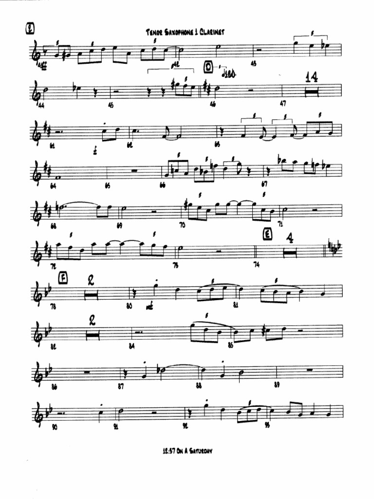 Tenor 1 PG 2 | PDF