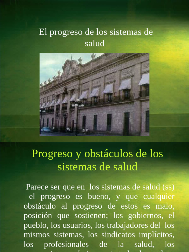 El Progreso de Los Sistemas de Salud | PDF | Evolución | Adaptación