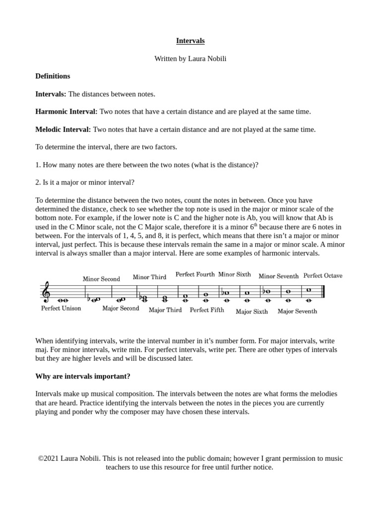 Intervals | PDF