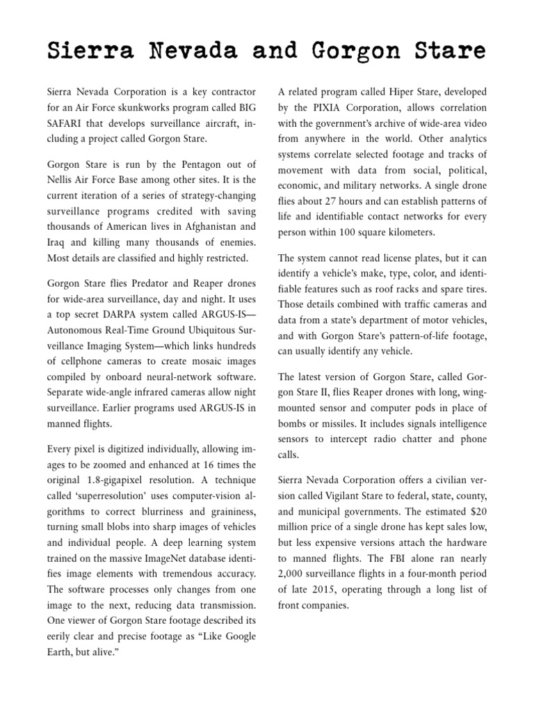 Handout - Gorgon Stare | PDF