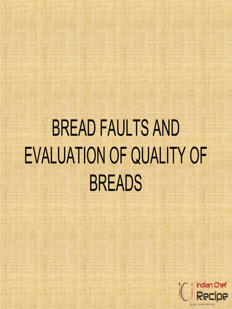 Bread Faults | PDF