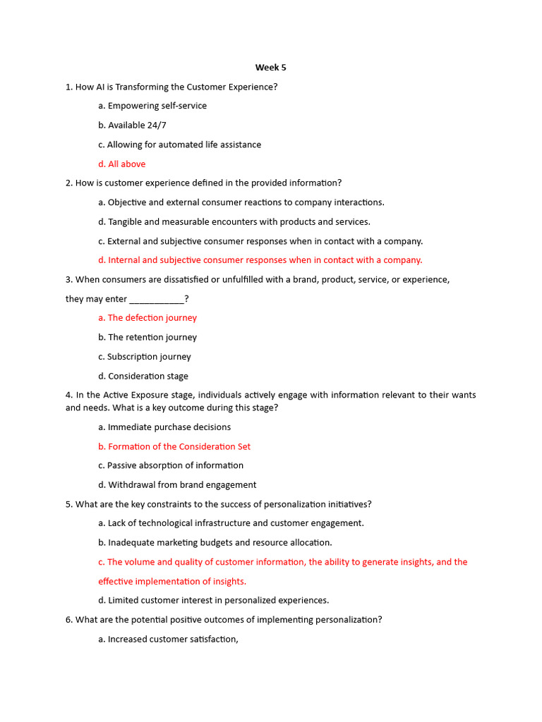 Week 5 Assignment 5 | PDF