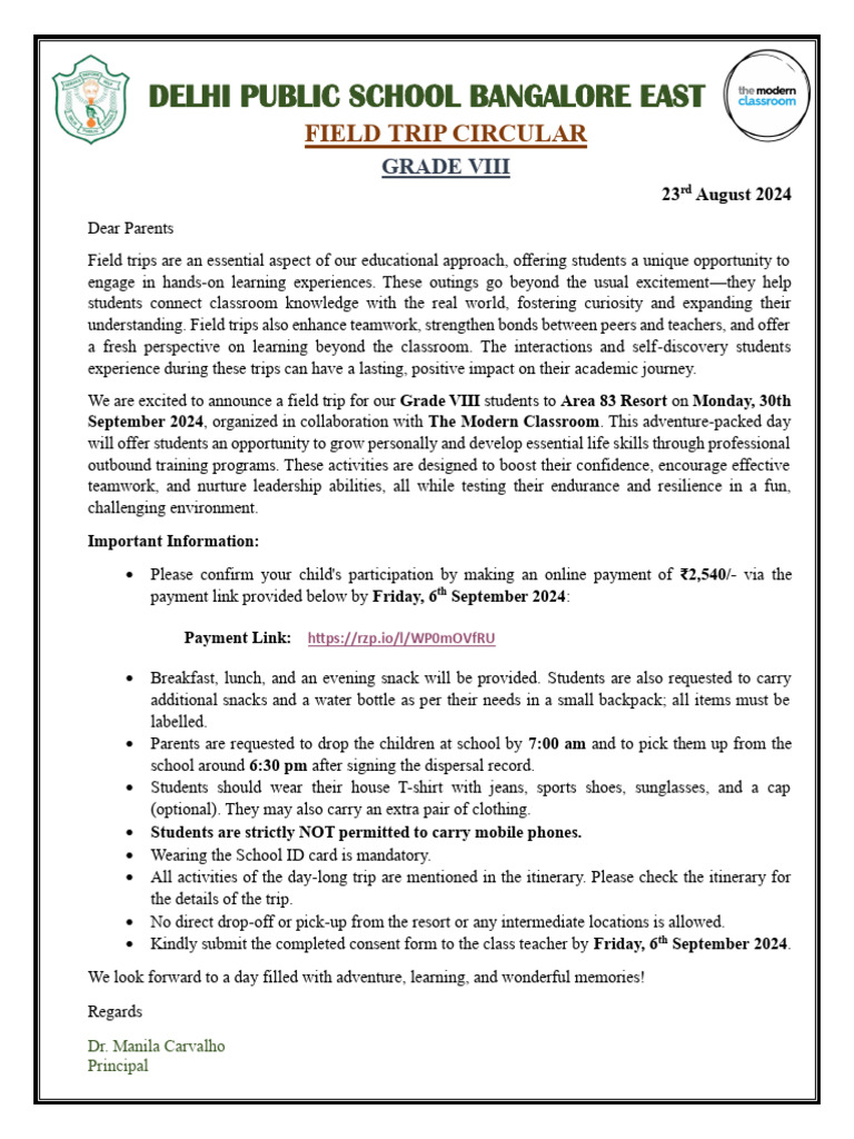 AREA 83 - CIRCULAR - Grade 8 | PDF