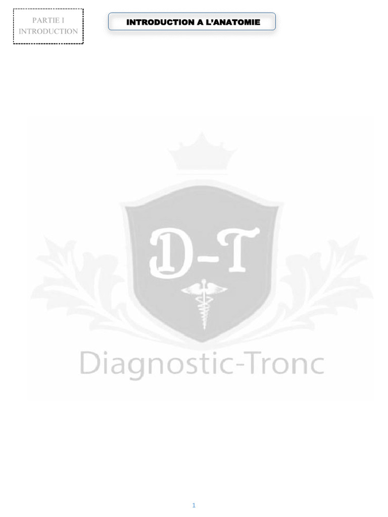 Introduction Anat 20242025 | PDF