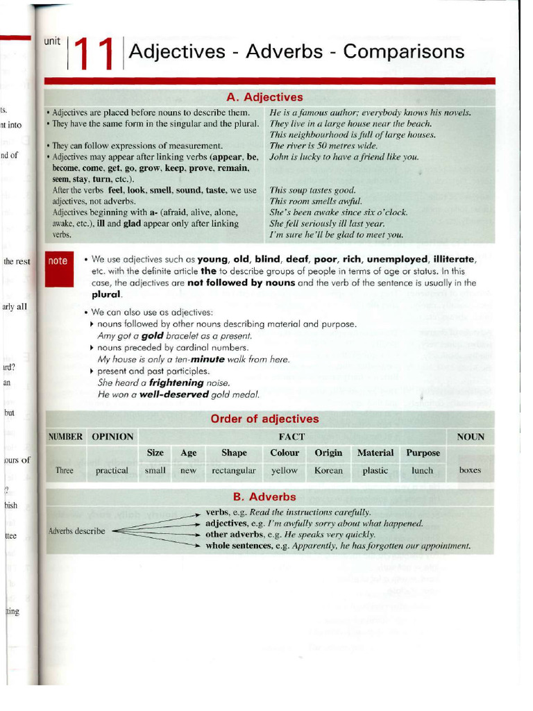 Adjectives-Adverbs Comparatives | PDF