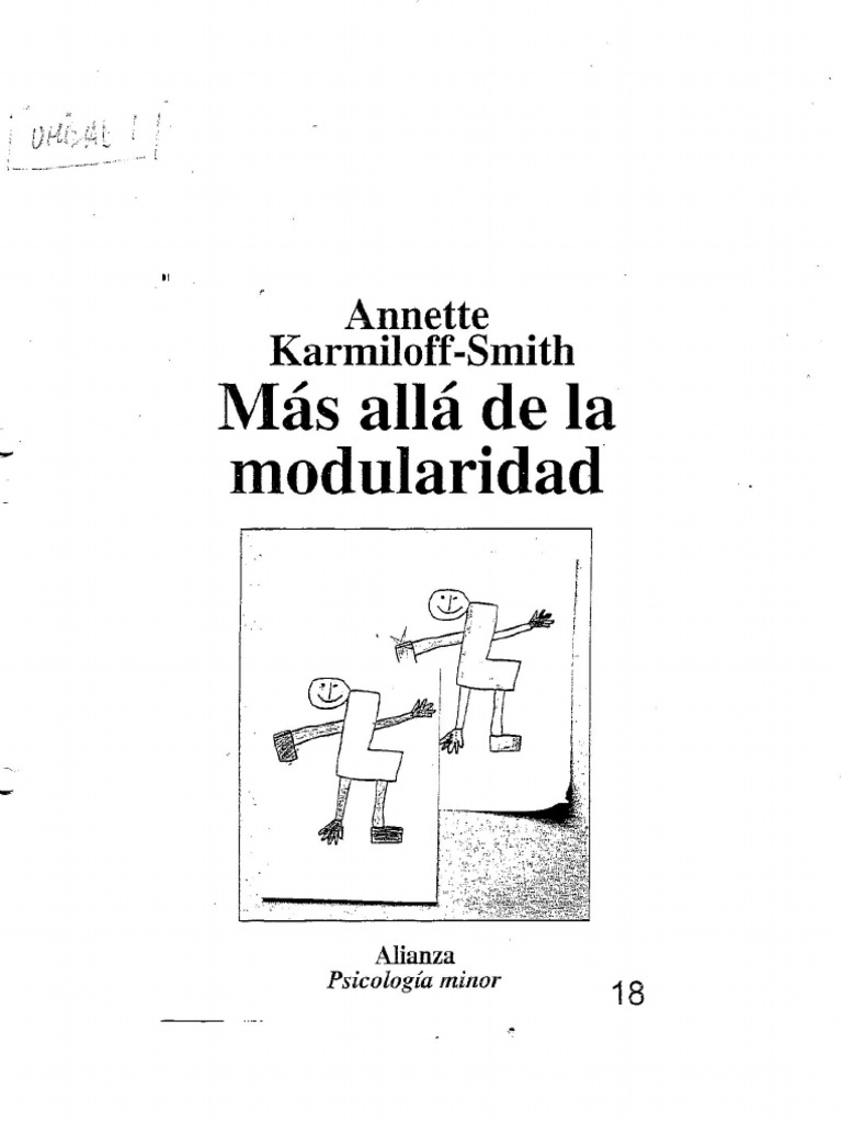 Karmiloff Más Allá de La Modularidad (5429) | PDF