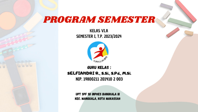 Sampul Program Semester | PDF