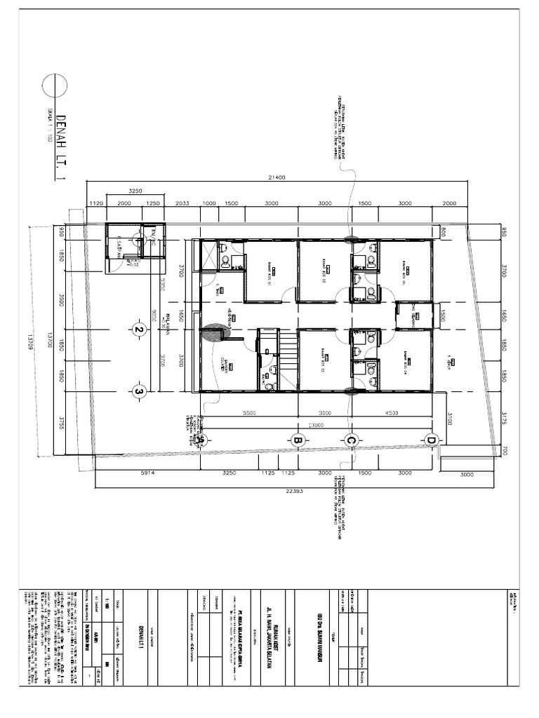 Ars - Denah LT.1 | PDF