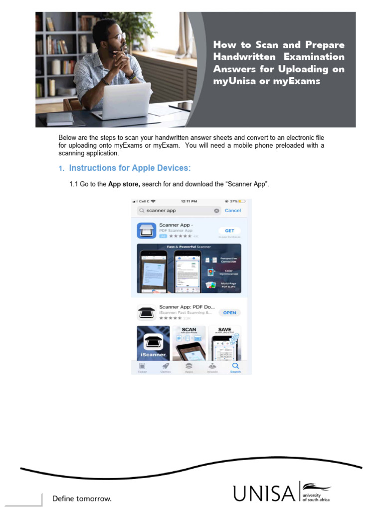 How To Scan and Prepare Handwritten Answers For Uploading As PDF | PDF
