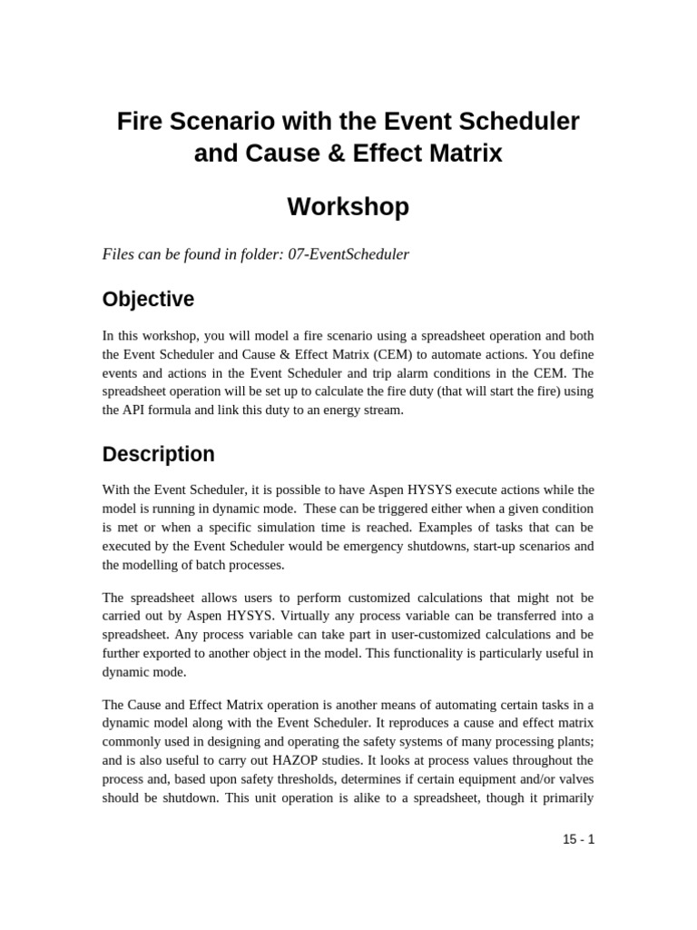 15 WS7 EventSchedulerCEM | PDF