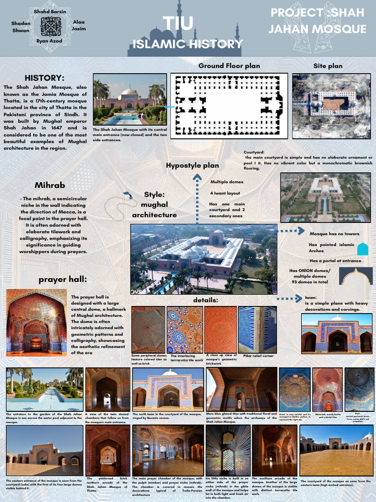 Jahan Mosque-Islamic Architecture Poster | PDF