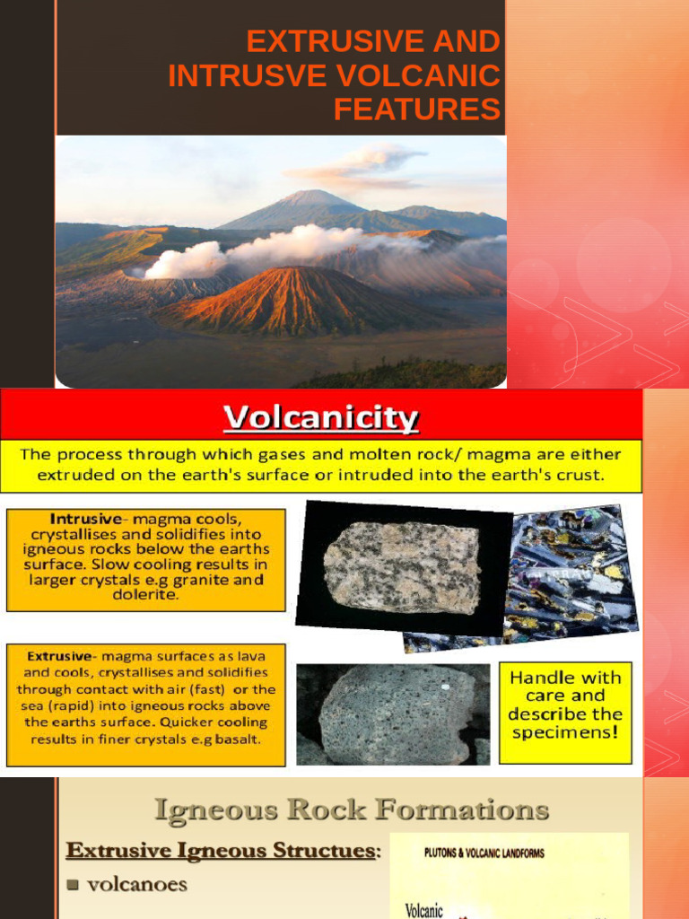 Extrusive and Intrusve Volcanic Features | PDF
