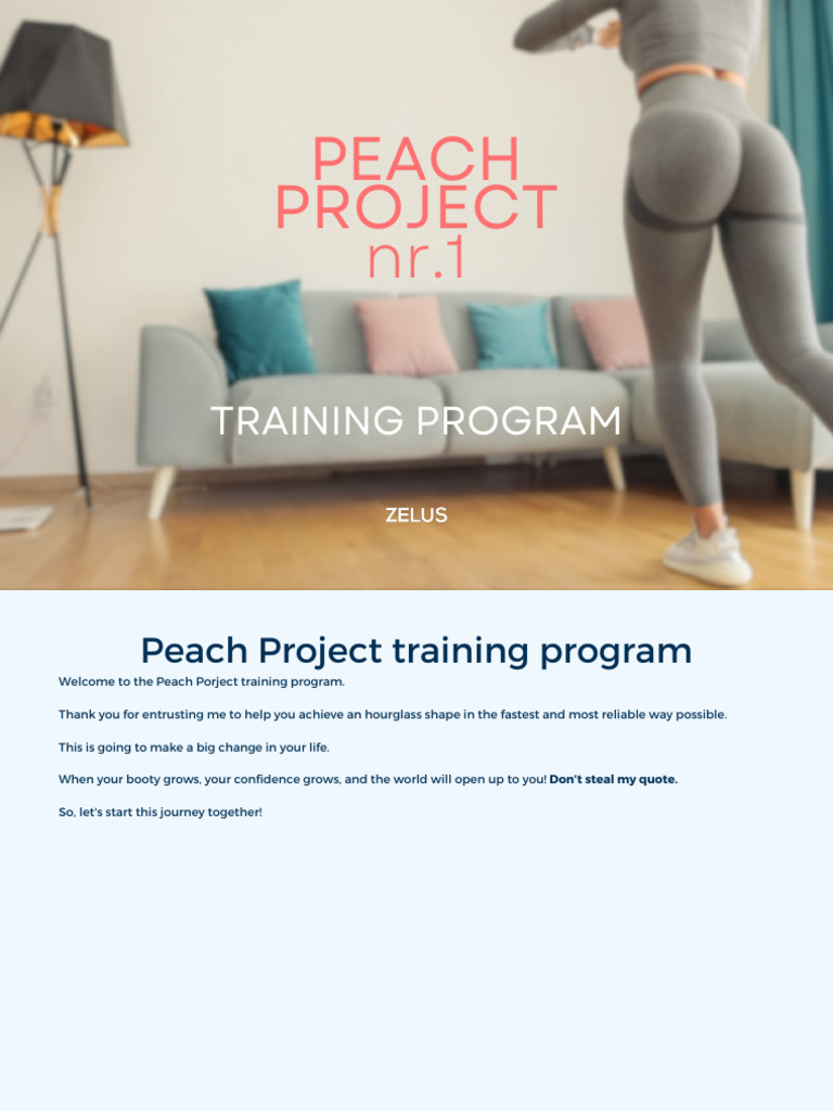 12-week Peach Project nr.1 v3 | PDF
