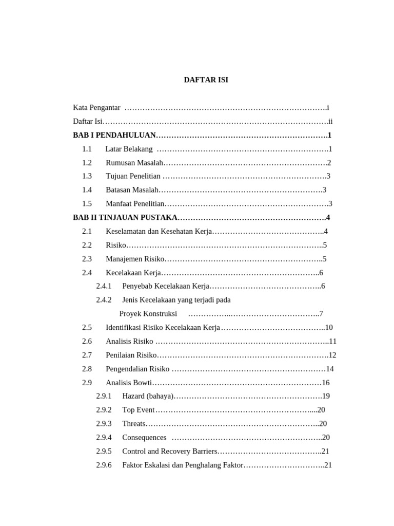 Daftar Isi | PDF