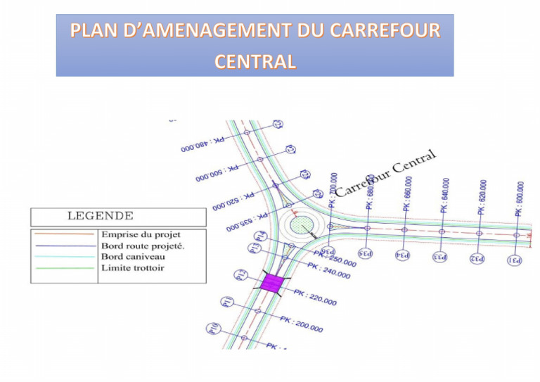 Amenagement Carrefour Central | PDF