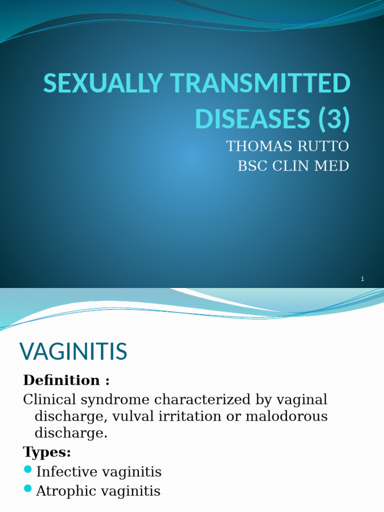 Sexually Transmitted Diseases | PDF | Candidiasis | Medical Specialties