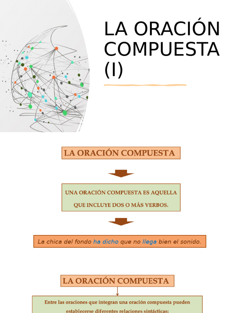 Oración Compuesta (I) | PDF