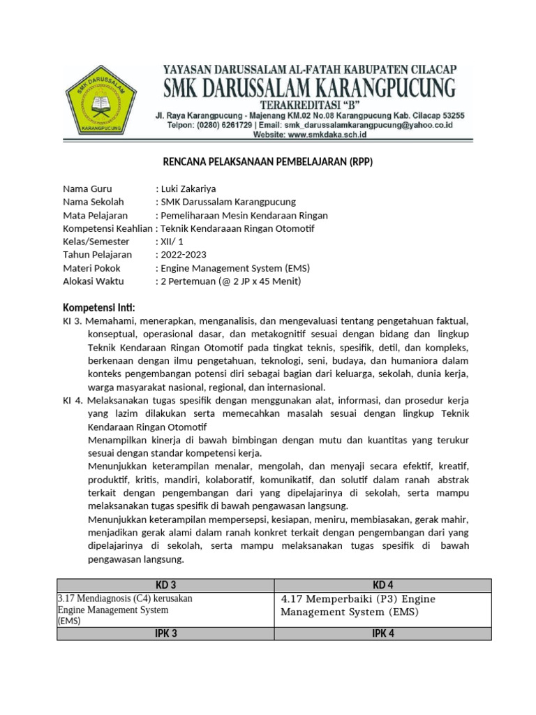 Modul Ajar Sekr | PDF