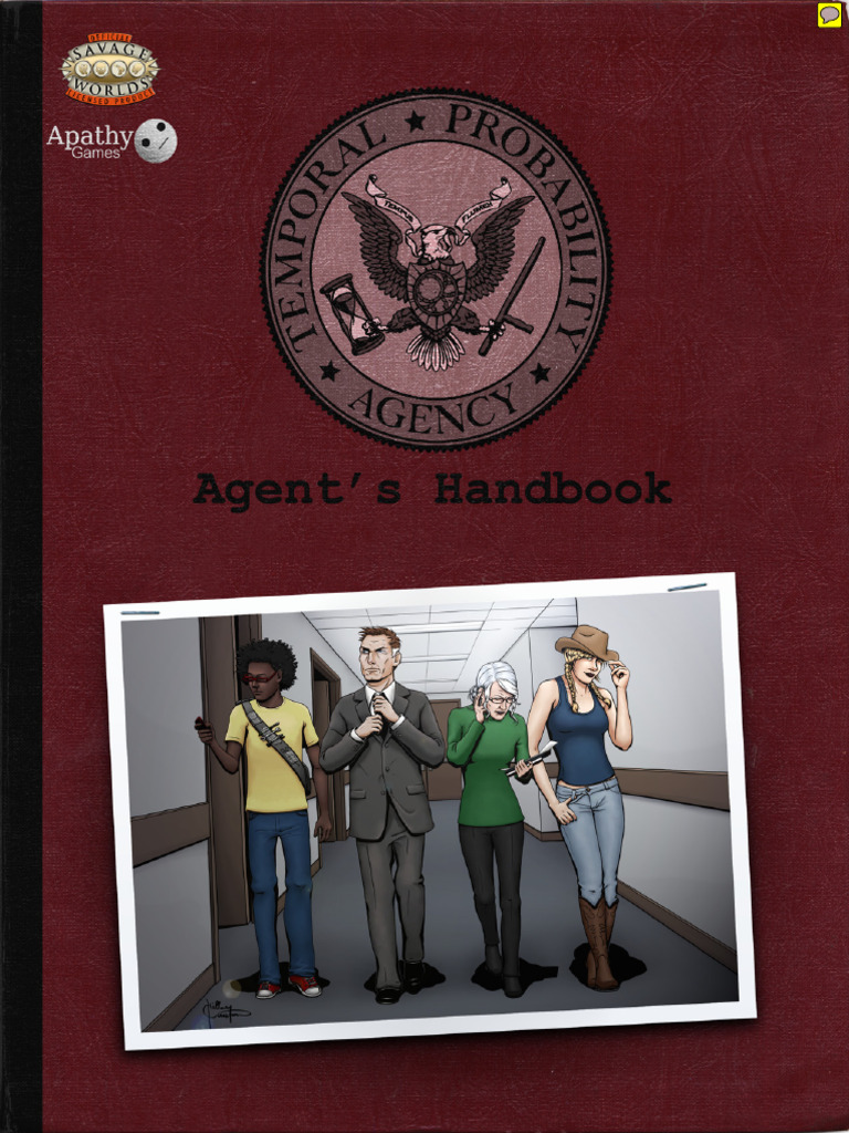 Savage Worlds - Temporal Probability Agency - Agent Handbook | PDF