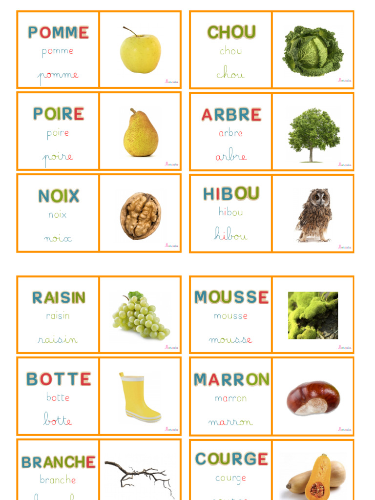 Mon Petit Imagier Automne | PDF