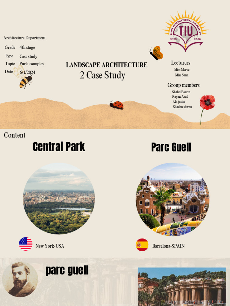 Landscape Architecture-Case Study | PDF