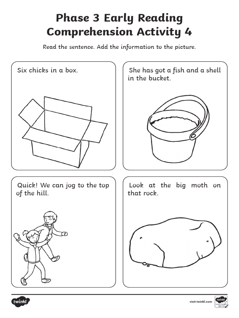Early Reading Comprehension Activity | PDF