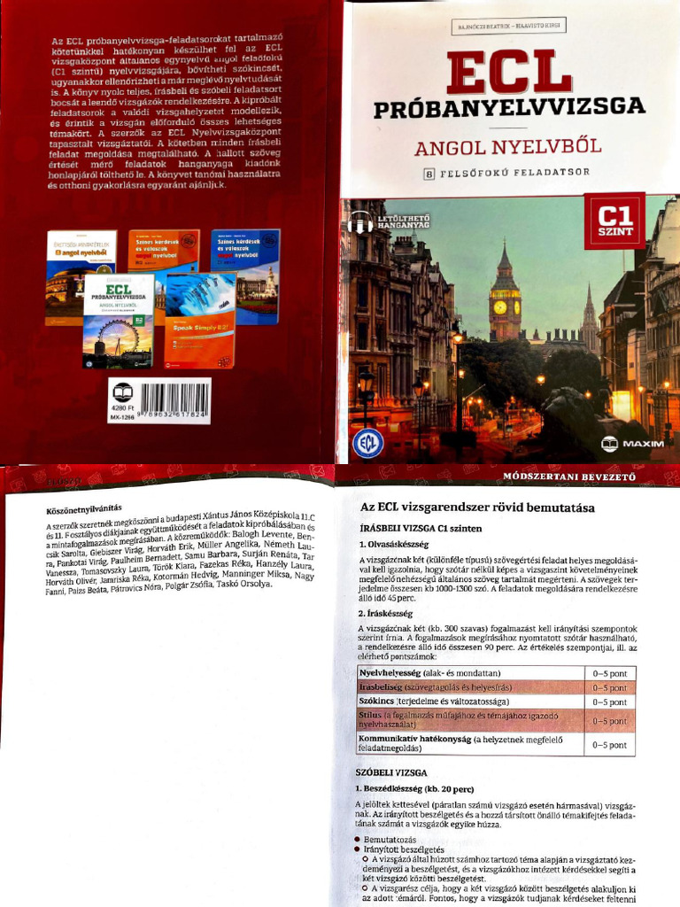 Ecl c1 Nyelvvizsga PDF Free Rotated | PDF