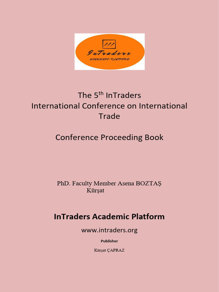 The 5th InTraders International Conference On International Trade ...