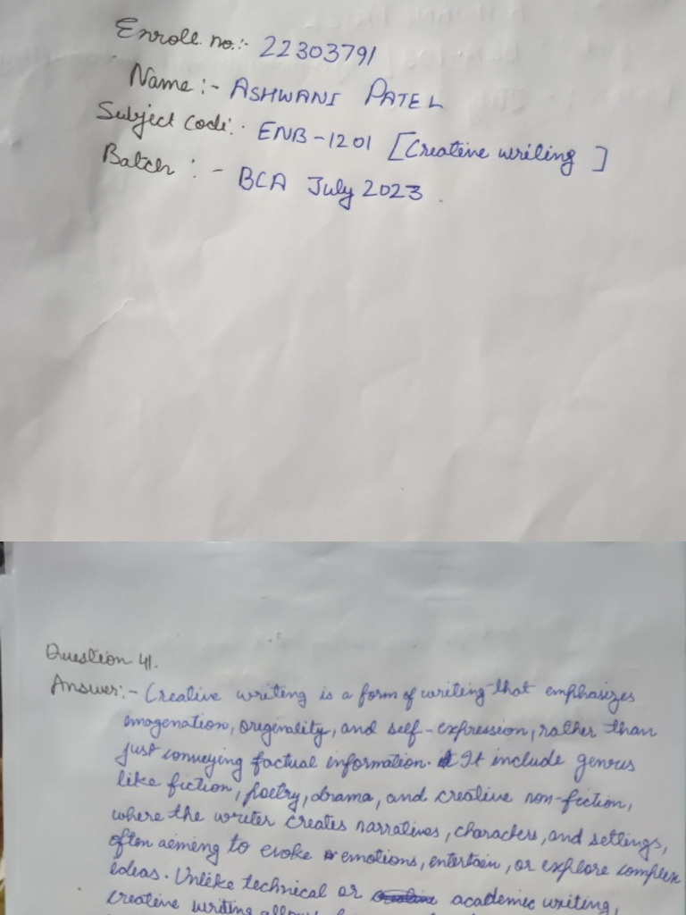 Enb-1201 Answersheet | PDF