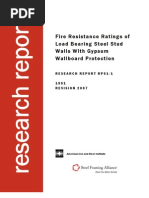 UL 305 Fire-Rated Wall Assembly Guide | PDF | Drywall | Framing ...