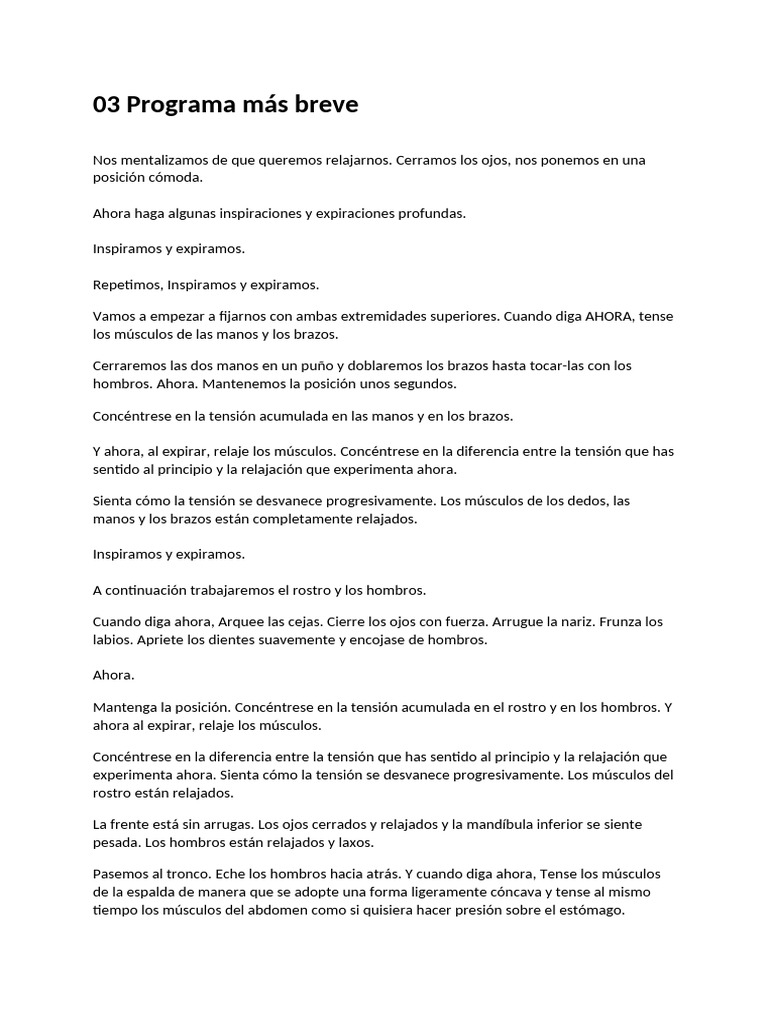 03 Programa más breve | PDF