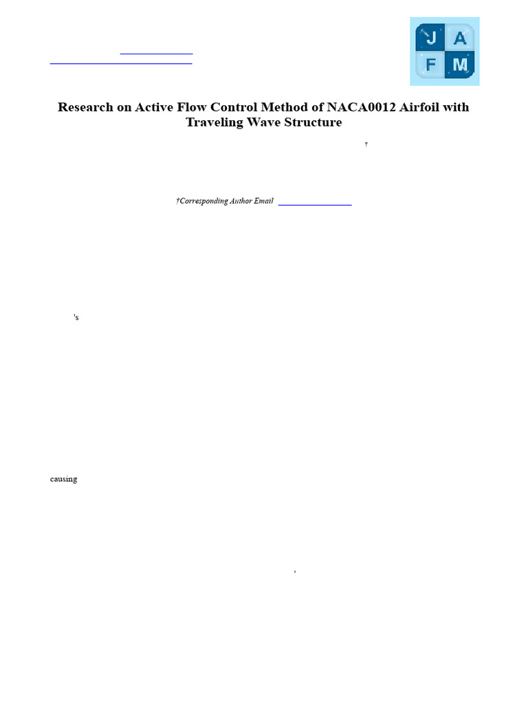 JAFM Volume 17 Issue 6 Pages 1293-1305 | PDF