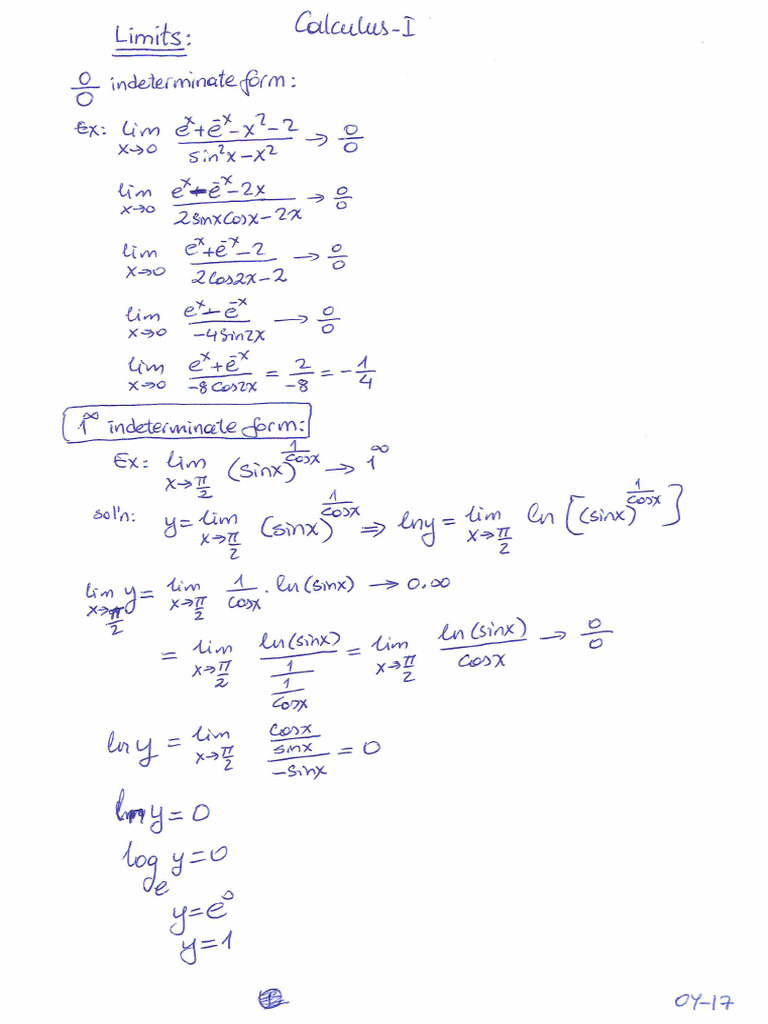 Chapter 2 - Limits | PDF