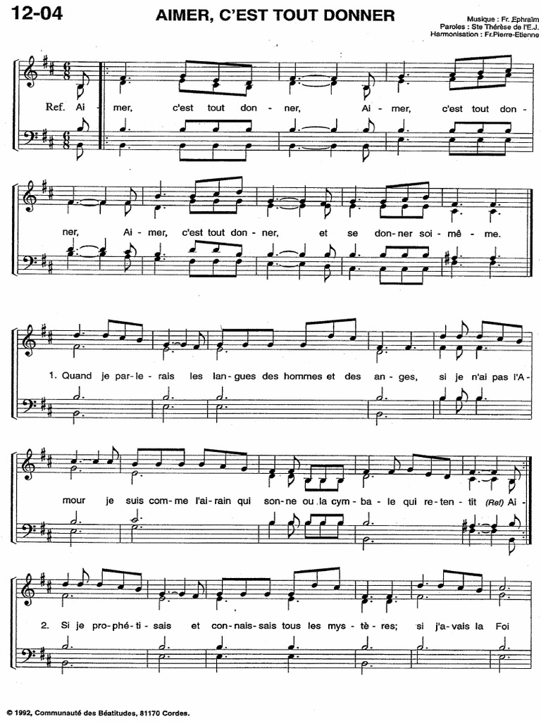 Aimer C Est Tout Donner 2 | PDF