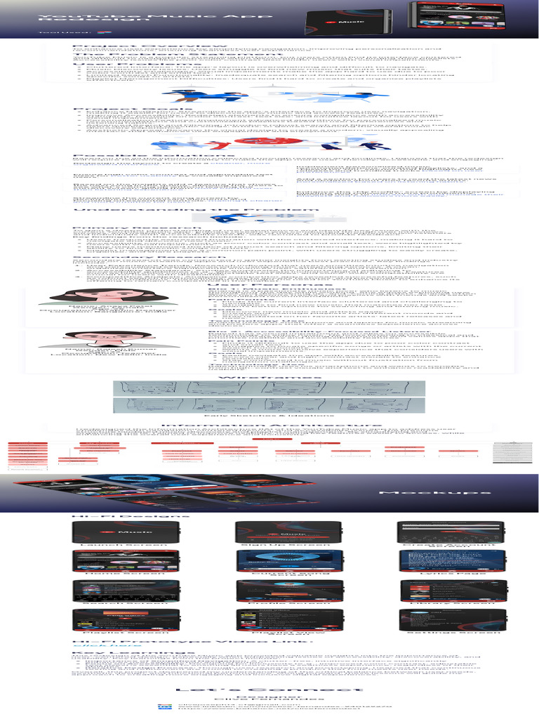 YouTube Music App Redesign | PDF